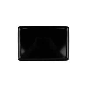 G.E.T. Enterprises ML-179-BK 11.69" x 7.88" Melamine Rectangular Tray, Black