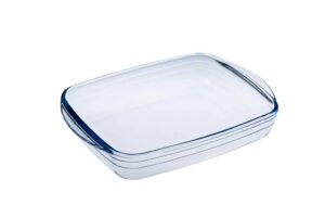 arcuisine rectangular roaster, 3.6 l, clear