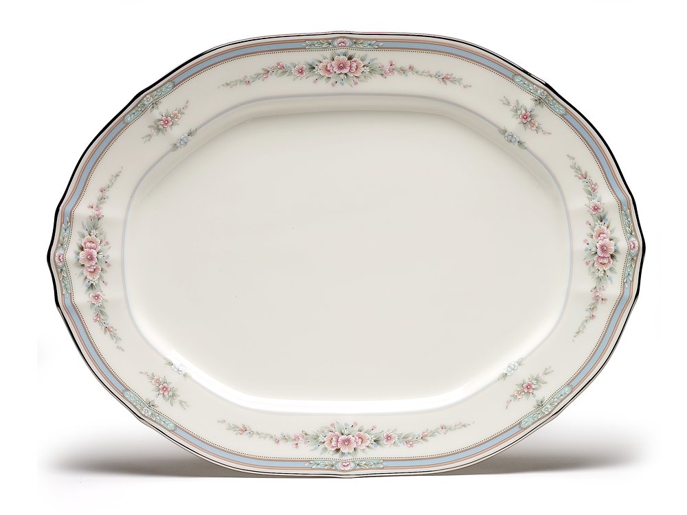 Noritake Rothschild Oval Platter, 14-inches