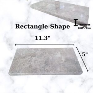 Marble Serving Tray,Rectangle Marble Tray Cutting,Small Marble Meet,Cheese,Pastry Board,Counter Marble Organizer Kitchen,Bathroom,Dresser Marble Vanity Tray