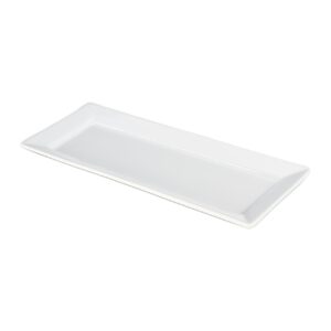 BIA Cordon Rectangular 12.25" x 5" Serving Tray, Set of 2, White