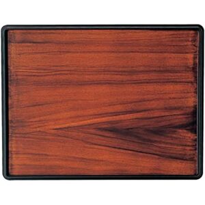 j-kitchens shaku 60,000 leaves long double sided obon (bon tray tray) chiku wood grain pugoku made in japan