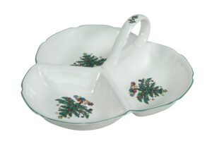 nikko christmas giftware three section tray