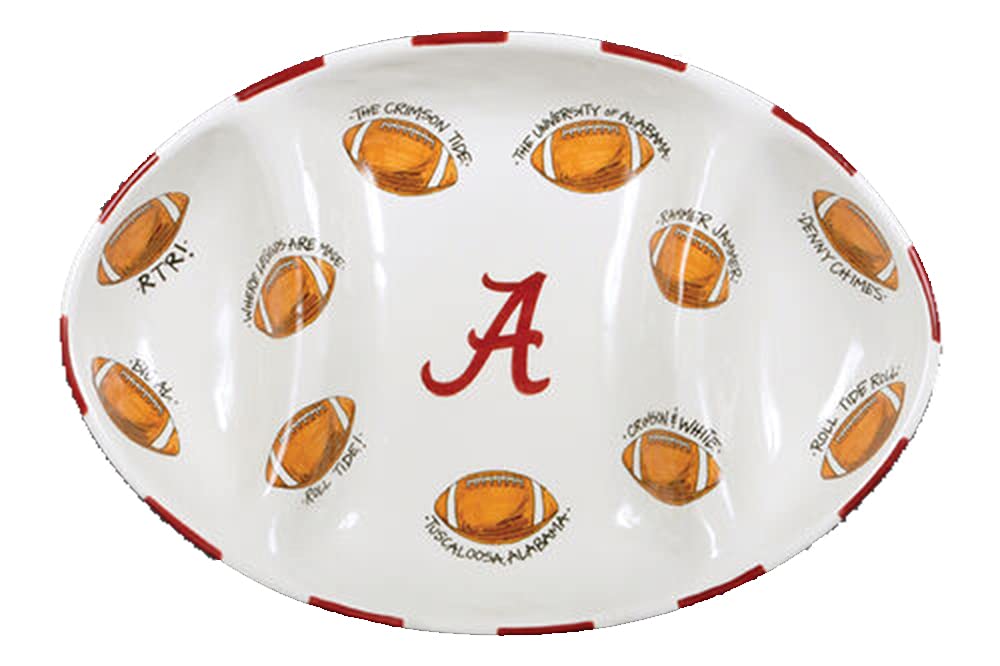 Alabama Football Platter Magnolia Lane