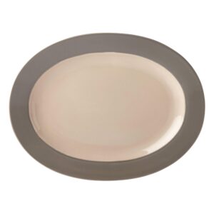 kate spade new york nolita gray platter, 5.35 lb, taupe/grey