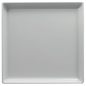 HUBERT Square Serving Tray White Melamine - 14" L x 14" W x 1 1/2" H