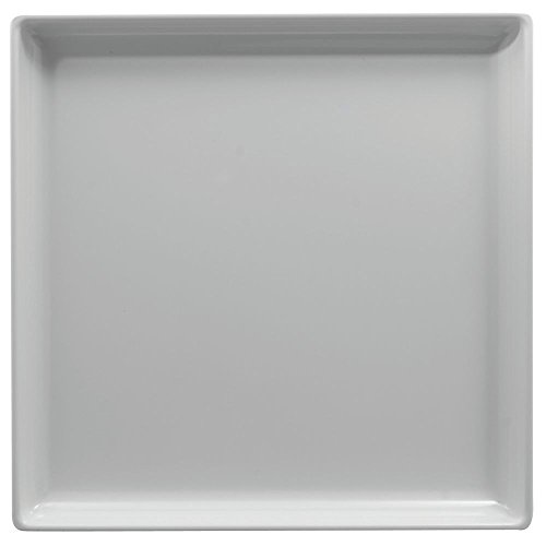 HUBERT Square Serving Tray White Melamine - 14" L x 14" W x 1 1/2" H