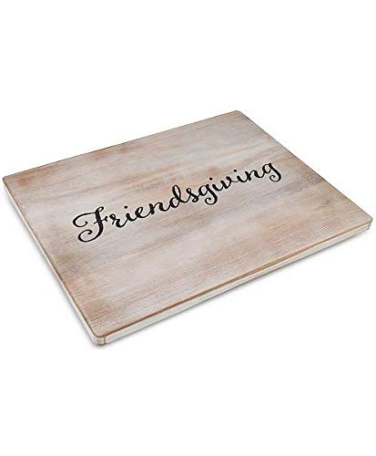 Rectangular Wood"Friendsgiving" Serving Board 18" x 14"