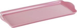 calypso basics, sandwich melamine tidbit tray, pink