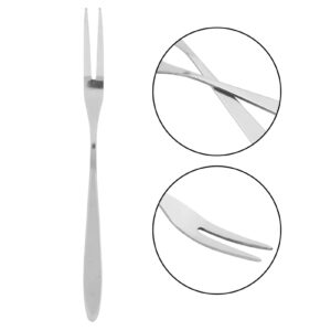 Stainless Steel Fruit Pickle Cocktail Cake Steak Fork Comfortable Long Handle for Fruit Cake Ice Cream Dessert Serving and Dinner Fork,20Pcs/set Appetizer Forks, 20Pcs/set Appetizer Forks, Stain