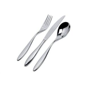 Alessi Mami 9-3/4-Inch Serving Spoon, 18/10 Stainless Steel Mirror Polish, Silver