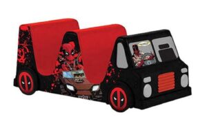 marvel comics - deadpool - sculpted ceramic taco holder truck