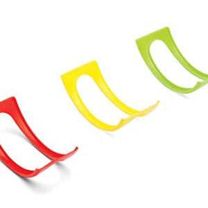 Fox Run Upright Taco Holders, Set of 12, Red/Green/Yellow