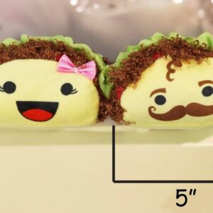 Personalized Taco Couple Set - Taco Bar Decoration - Fiesta Mexican Party Wedding Rehearsal Decoration Supplies Centerpiece