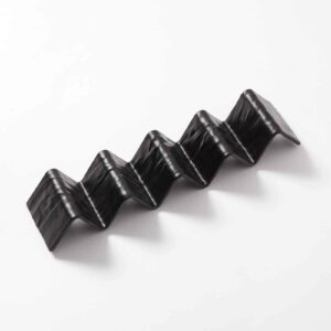 american metalcraft thmb5 melamine taco holder, black, 4 or 5 compartments