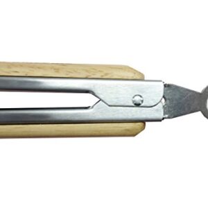 Captain Stag UG-3231 BBQ Pasta Tongs Wood Grip 13.8 inches (35 cm)