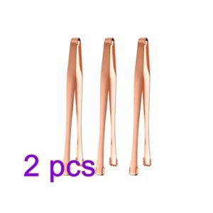 Coffee Candy Tong Steel Tongs 6 Pcs Exquisite Steel Bar Sugar Cube Clips Ice Clips Portable Cubic Sugar Stainless Steel Tongs Mini Tongs