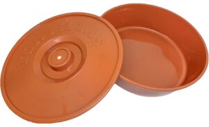 black duck brand 8.5" tortilla pancake warmer & serving container (1, brown)