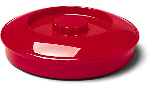 Carlisle FoodService Products 047005 Stackable Tortilla Server w/Lid, 7-1/4" / 2", Red