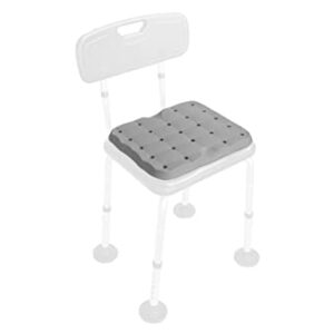 KMINA - Shower Seat Cushion Waterproof (15.5”x12.5”x1.3”, Stool not Included), Bath Seat Cushion for Elderly, Bath Chair Cushions for Seniors, Kneeling Pads, Stadium Seat Cushion - Made in Europe