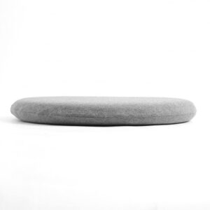 Muellery Memory Foam Seat Cushion Round Pain Relief Chair Pad 11in(28cm) Charcoal TPYU133156