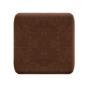 Memory Foam Chair Cushions for Dining Chair Pads Square 18" x 18" Thick Reversible Seat Cushion for Kitchen Living Room Office Chair Seat Cover Machine Washable (18" x 18", Coffee)