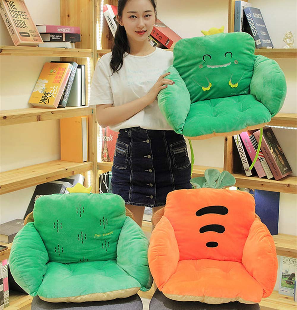 WUYU Cushion Tummy Time & Seated Support on Office Plush Vegetable Sofa Animal Sitting Comfortable Fruit Chairs Lazy Butt (Strawberry)