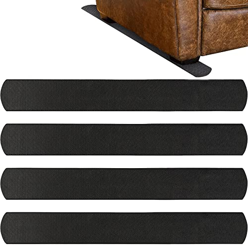 2Pack Anti-Slip Furniture Rail Pads for Recliner for Recliners,Sofa,couches,Chairs.etc Ideal Non Skid Furniture Pad Floor Protectors for Hardwood, Carpet, Marble Floor (4)