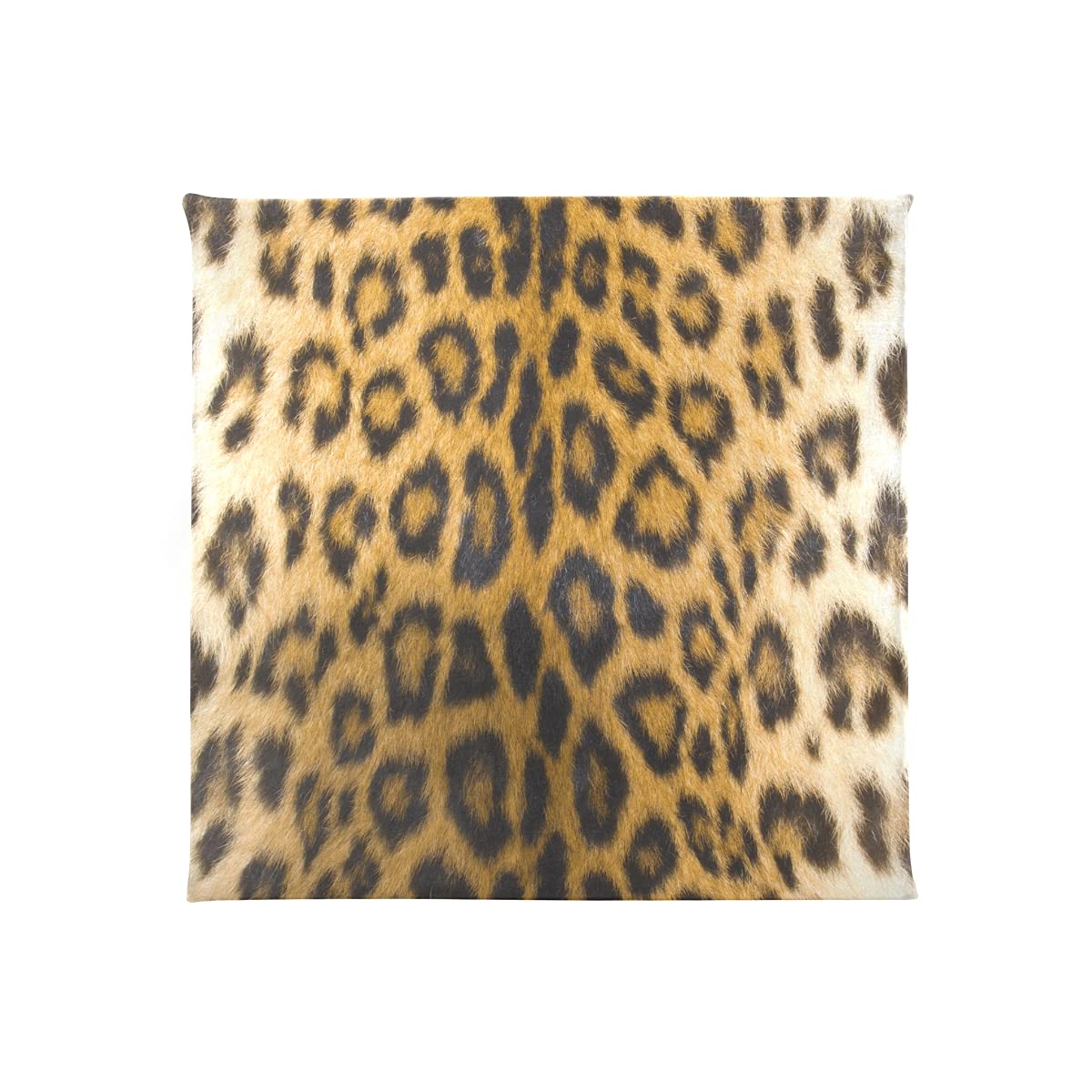 ALAZA Leopard Cheetah Print Chair Pad Seat Cushion for Office Car Outdoor Indoor Kitchen, Soft Memory Foam, Back Pain, Coccyx & Sciatica Relief, 15.7x15.7 in