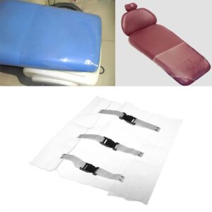 SeeFDENT Dental Chair Foot Cover Pad, Plastic Washable Clinic Unit Protector, Transparent Dustproof Mat