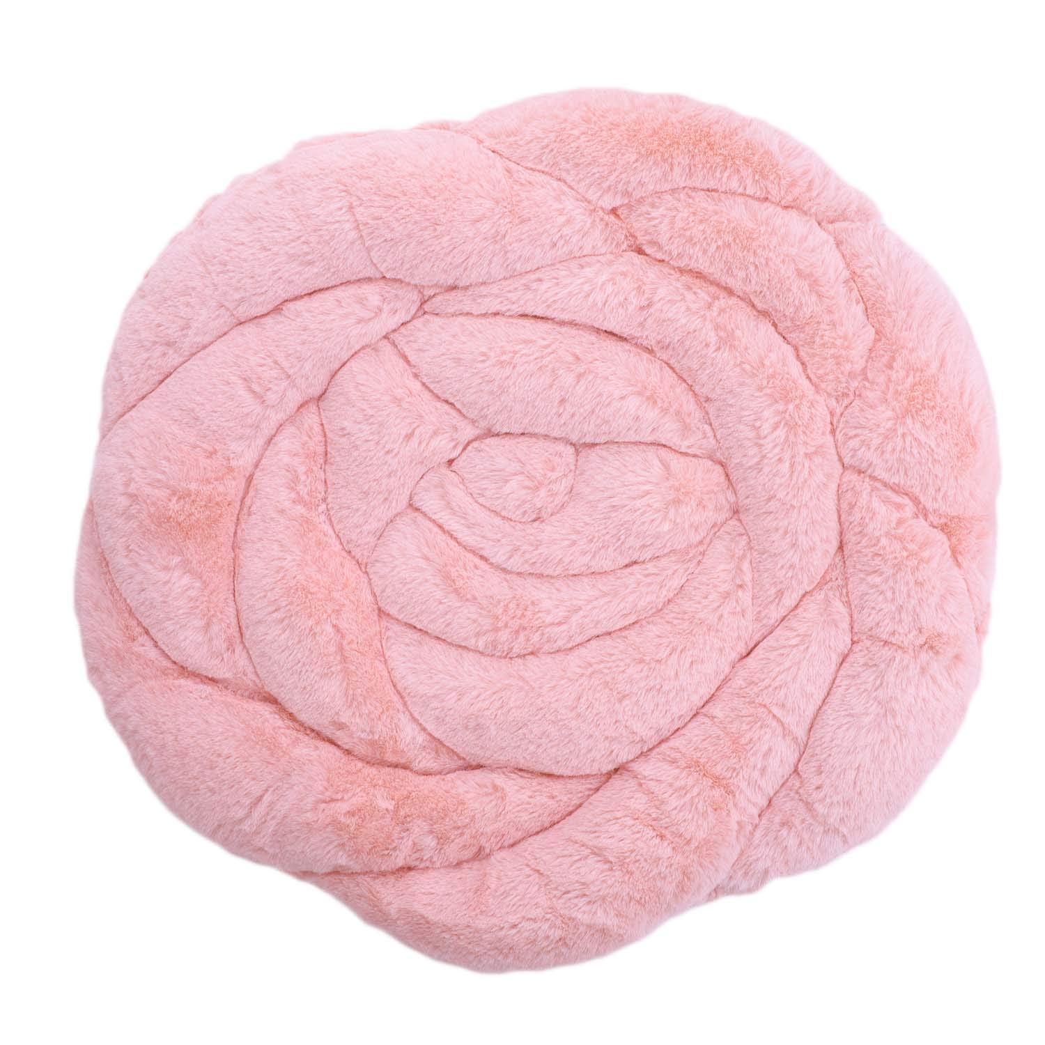 Rose Flower Chair Seat Cushion Fluffy Chair Pad Soft Plush Seat Pillow Home Office Floor Pillow Sofa No Slip Sofa Chair Pads Chair Cushion Comfort Armchair Car Seat Cushion Pain Relief Cushion