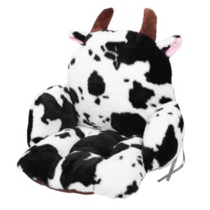 yardwe chair seat cushion cow shape chair plush cushion warm comfort sofa floor pillow bed cushion for chair couch bed office soft back support