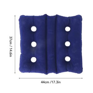 Wheelchair Cushions for Pressure Relief for Sores,Bedridden Air Inflatable Seat Cushion for Wheelchair,Anti Bedsore Seat Pad with 6 Ventilation Holes for Elderly Disabled Handicap