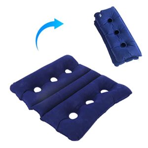 Wheelchair Cushions for Pressure Relief for Sores,Bedridden Air Inflatable Seat Cushion for Wheelchair,Anti Bedsore Seat Pad with 6 Ventilation Holes for Elderly Disabled Handicap