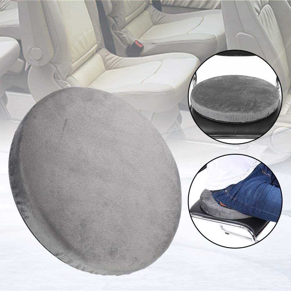 Swivel Car Seat Cushion, 360 Degree Rotation Seat Cushion, Comfort Deluxe Gel Swivel Seat Cushion Featured for Home,Office Chair, Stool (15.3X15.3X1.9)