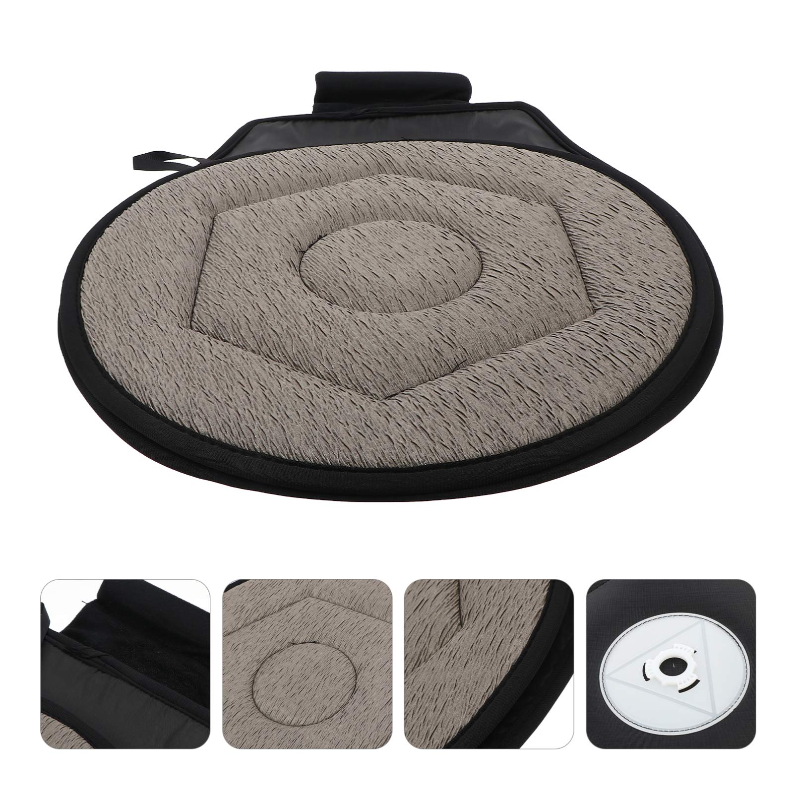 Healifty Auto Swivel Seat Cushion Car Seat Cushion Pad with 360 Degree Turns Rotating Pivot Cushion for Car Seat Office Chair