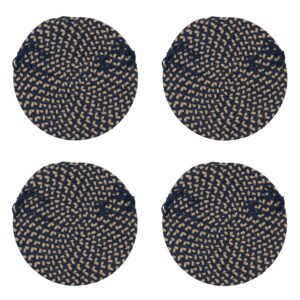 Brook Farm Chair Pad, BlackBerry, Set of 4