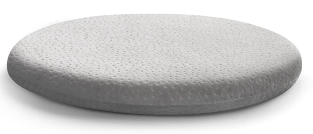 Round Stool Cushion Memory Foam Round Chair Cushion/ Seat Cushion Anti-Slip Soft Round Chair Pad ( Color : Light Gray , Size : 28cm(11inch) )