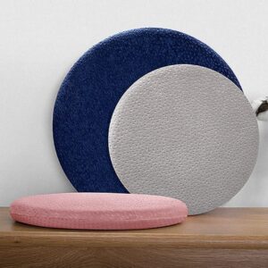 Round Stool Cushion Memory Foam Round Chair Cushion/ Seat Cushion Anti-Slip Soft Round Chair Pad ( Color : Light Gray , Size : 28cm(11inch) )