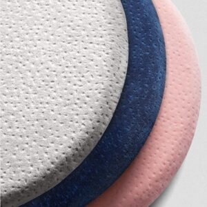 Round Stool Cushion Memory Foam Round Chair Cushion/ Seat Cushion Anti-Slip Soft Round Chair Pad ( Color : Light Gray , Size : 28cm(11inch) )