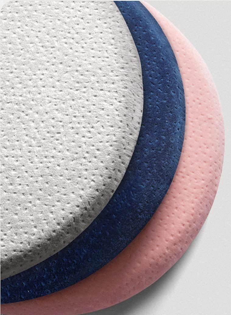 Round Stool Cushion Memory Foam Round Chair Cushion/ Seat Cushion Anti-Slip Soft Round Chair Pad ( Color : Light Gray , Size : 28cm(11inch) )