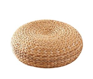 huawell japaness style straw futon knitted round seat cushion pouf dia 60cm (23.6/6.7 inch)