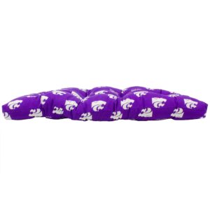 College Covers Comfy Loveseat Settee Cushion, 46 in x 20 in x 3 in, Kansas State Wildcats