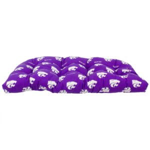 College Covers Comfy Loveseat Settee Cushion, 46 in x 20 in x 3 in, Kansas State Wildcats