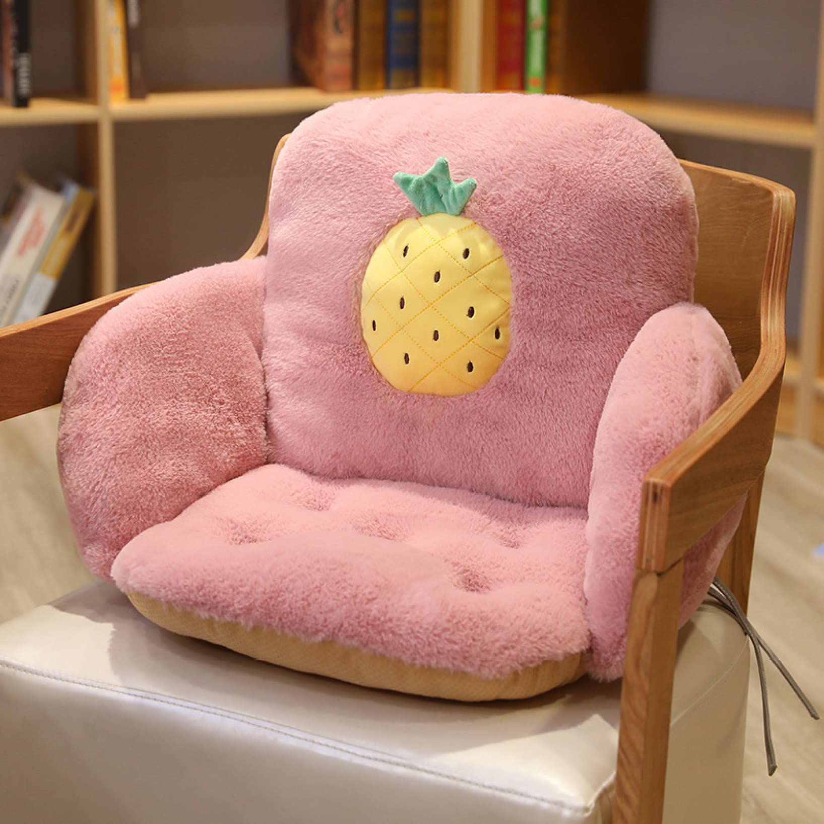 GEORPE Cartoon Seat Cushion Pillow Floor Cushions Plush Pad Sitting Rocking Chair Swing for Office Home Color 15.7x13.8x15.7''/40x35x40cm