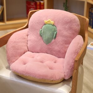 GEORPE Cartoon Seat Cushion Pillow Floor Cushions Plush Pad Sitting Rocking Chair Swing for Office Home Color 15.7x13.8x15.7''/40x35x40cm