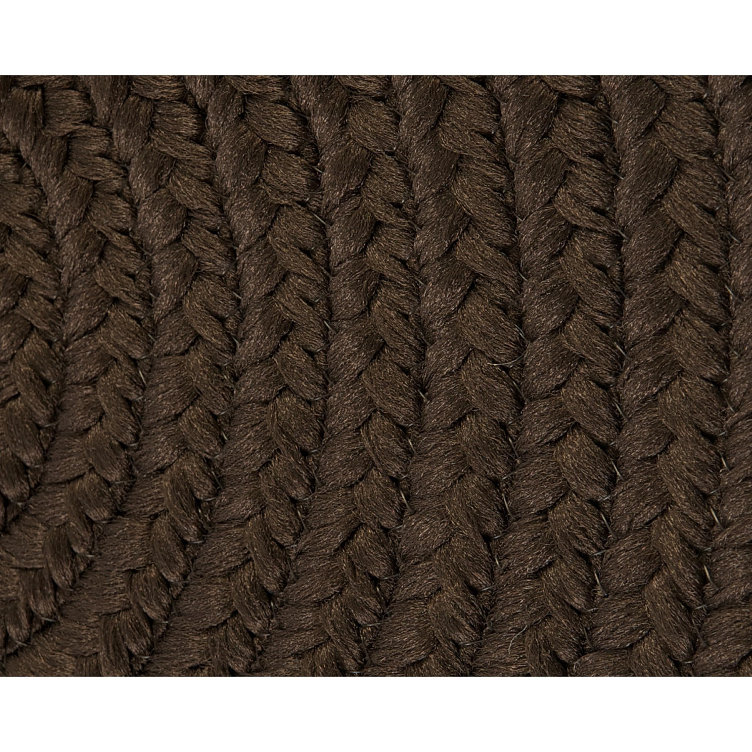 Boca Raton Braided Chair Pad, 15"x15" (Set 4), Mink