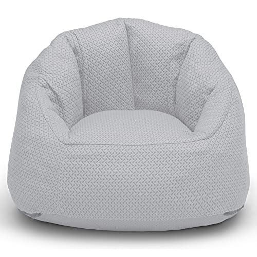 Delta Children Serta I Comfort Cozeee Fluffy Chair, Kid Size, Grey