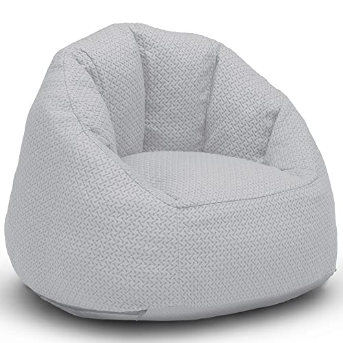 Delta Children Serta I Comfort Cozeee Fluffy Chair, Kid Size, Grey