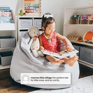 Delta Children Serta I Comfort Cozeee Fluffy Chair, Kid Size, Grey